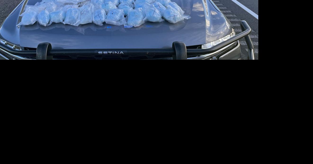 Linn County traffic stop reveals 40 pounds of meth