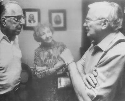 Aug. 13, 1991: Monteith descendant visits Albany