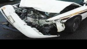 Demolition derby: Man in stolen truck destroys patrol cars | Local ...