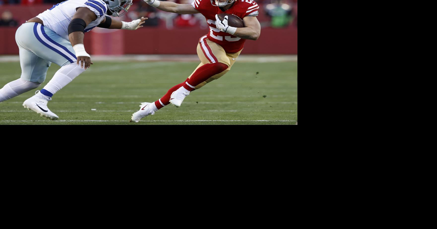 McCaffrey vows to play in NFC title game