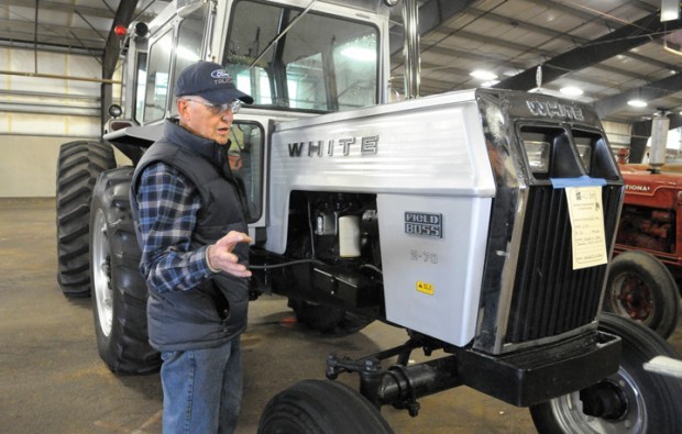 Fancy tractors on display at ag expo