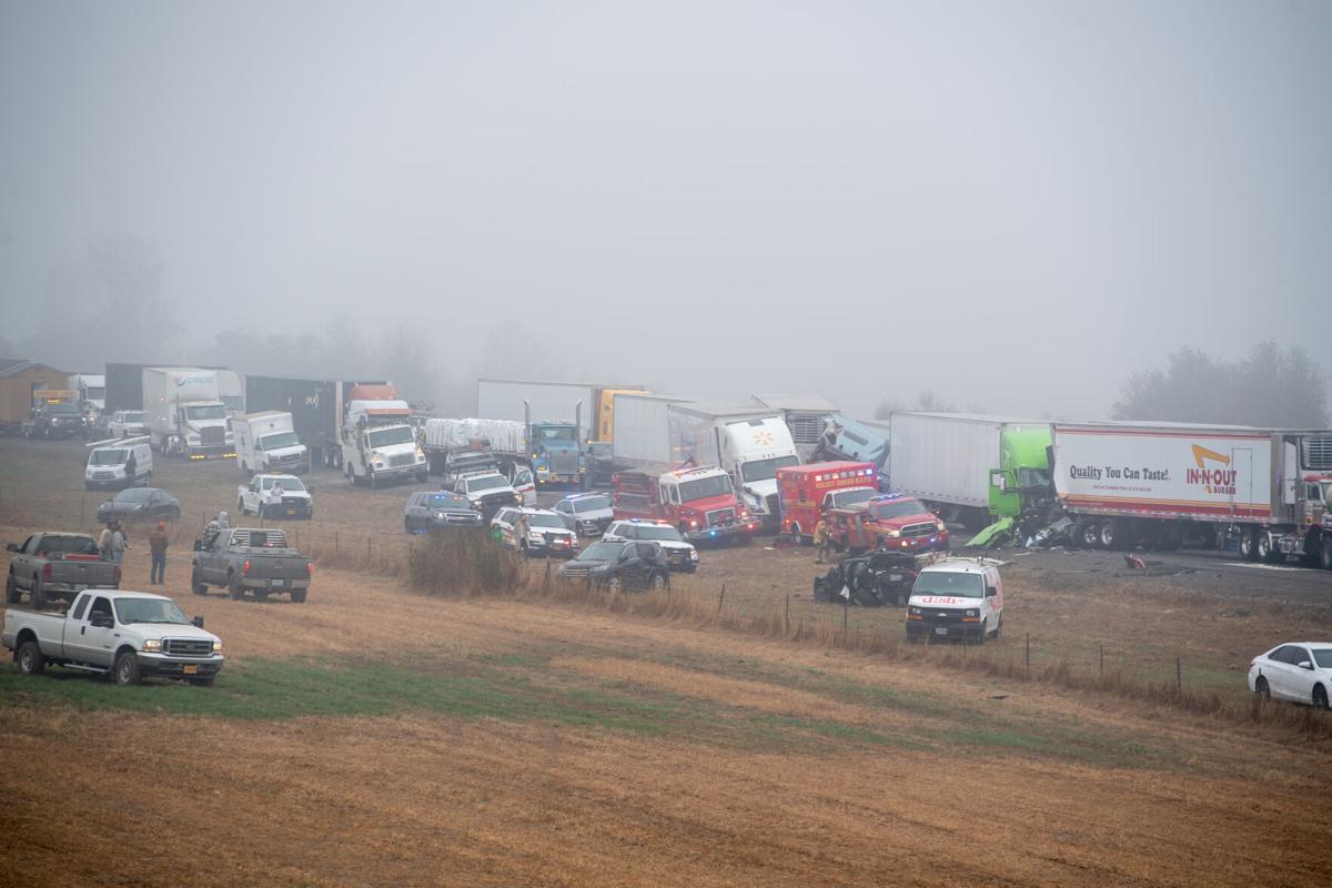 At least two dead after I-5 crashes in Linn County