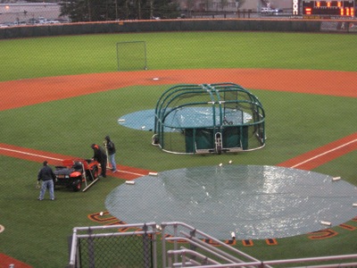 Water baseball, game canceled