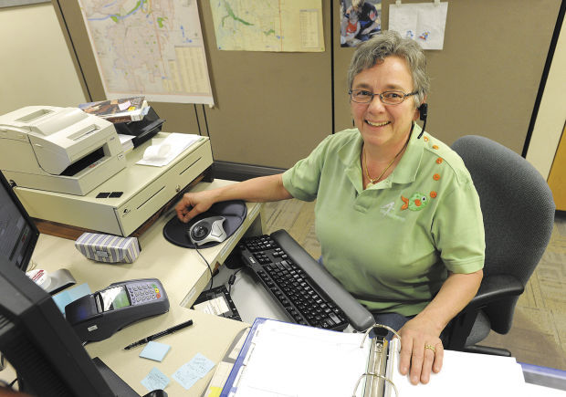 Vagabond finds her niche at Parks & Rec desk