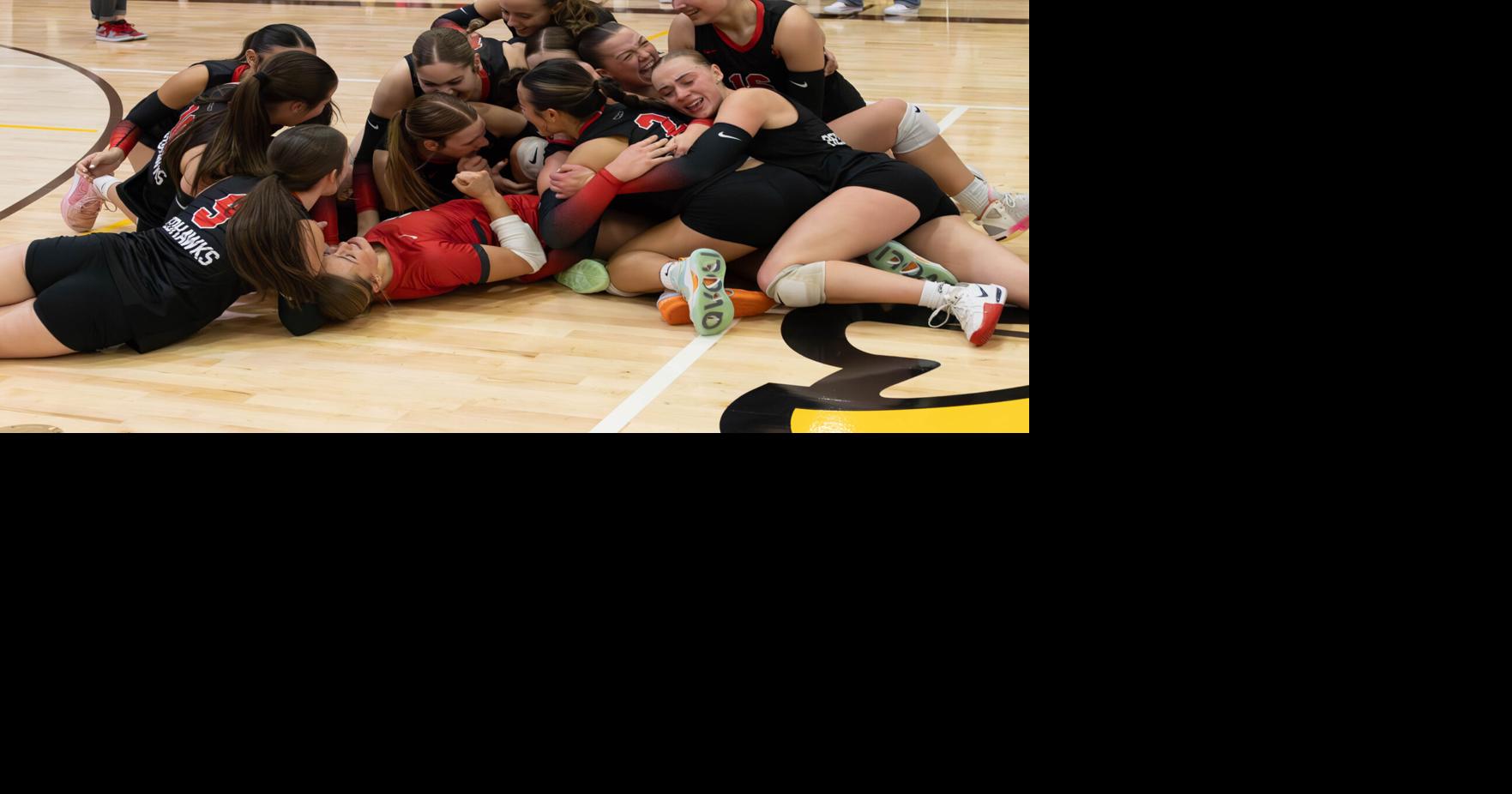 History! Perfect RedHawks win first state volleyball title