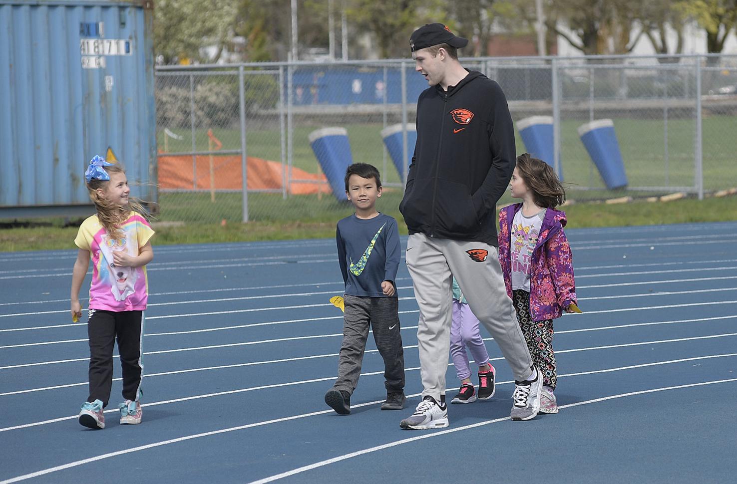Gallery: OSU Basketball players visit Liberty Mileage Club