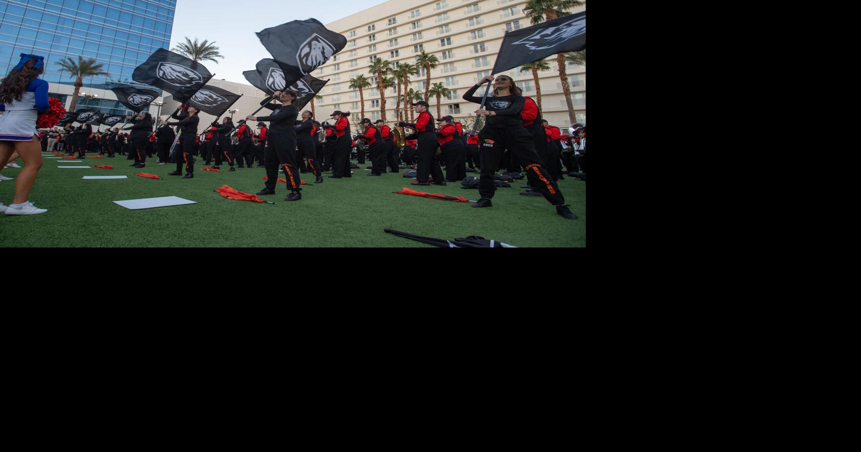 Beaver fans cheer team at Las Vegas Bowl pep rally