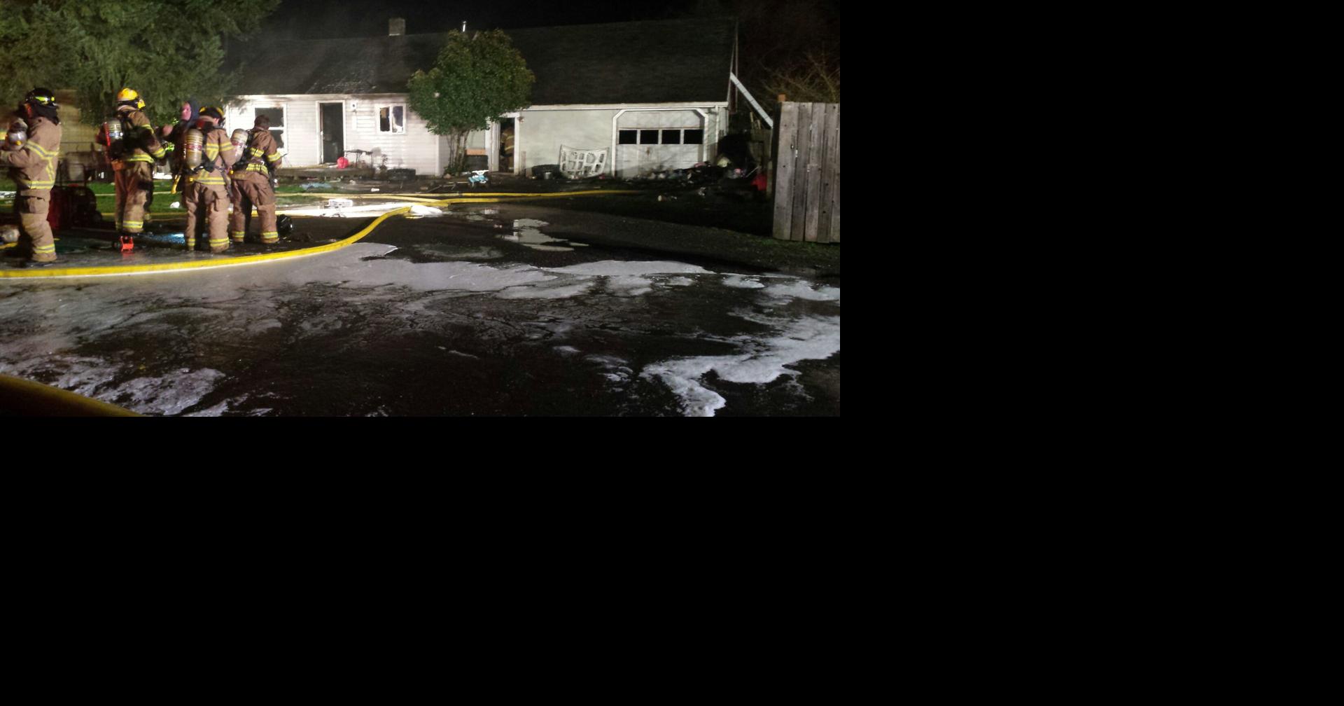 Fire damages house in Lebanon
