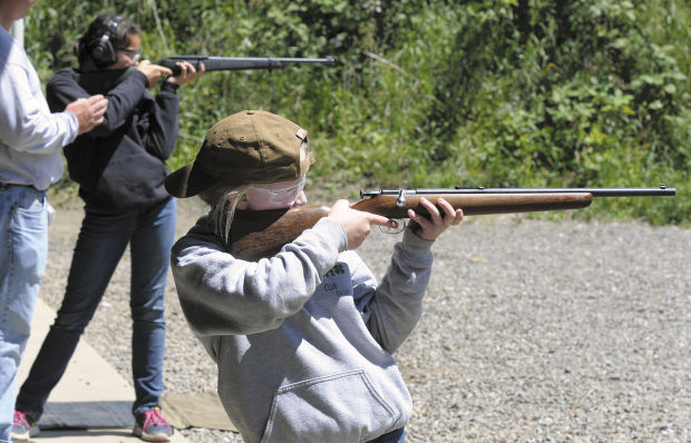 Kids show off shooting skills in contest