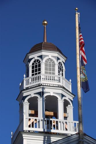The belfry is back: Historic bell tower returns to Atkinson Academy ...