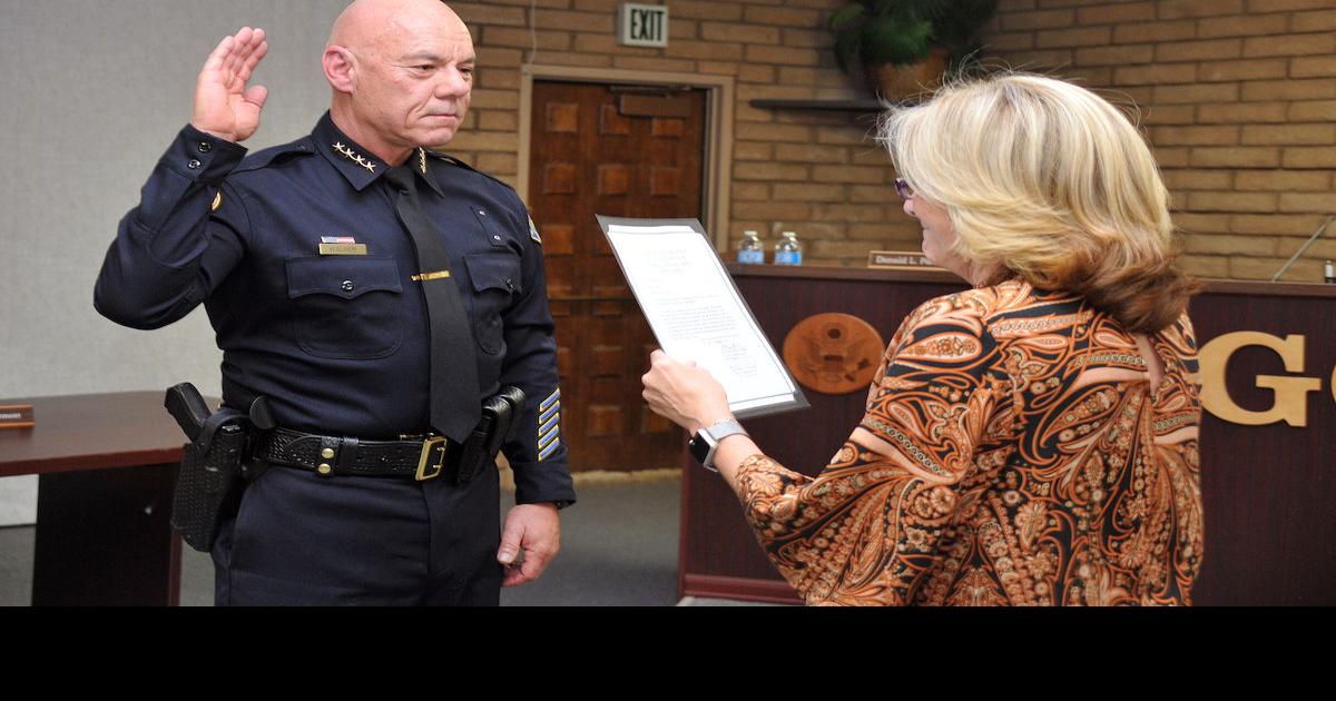 New California City Chief of Police takes oath of office | News ...