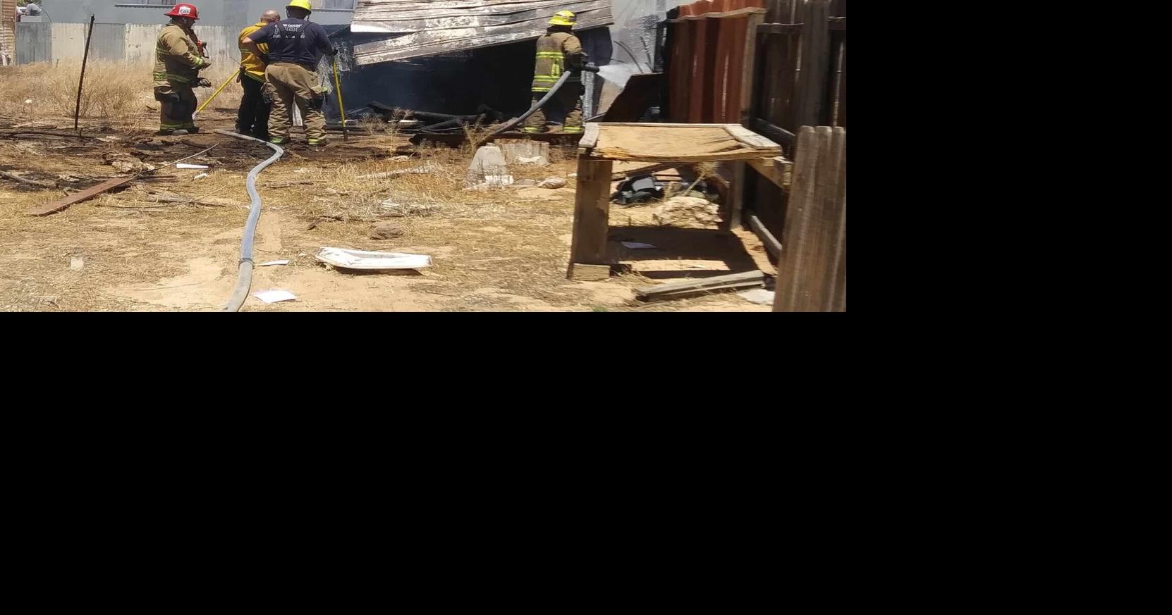 Suspicious Fire Destroys Metal Shed in Boron | News | desertnews.com