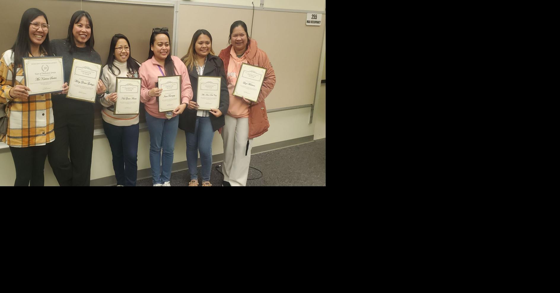 Muroc Joint Unified School District teacher honored at the Nov. 6th ...