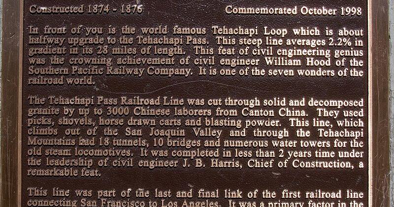 History of the Tehachapi Loop | News | desertnews.com