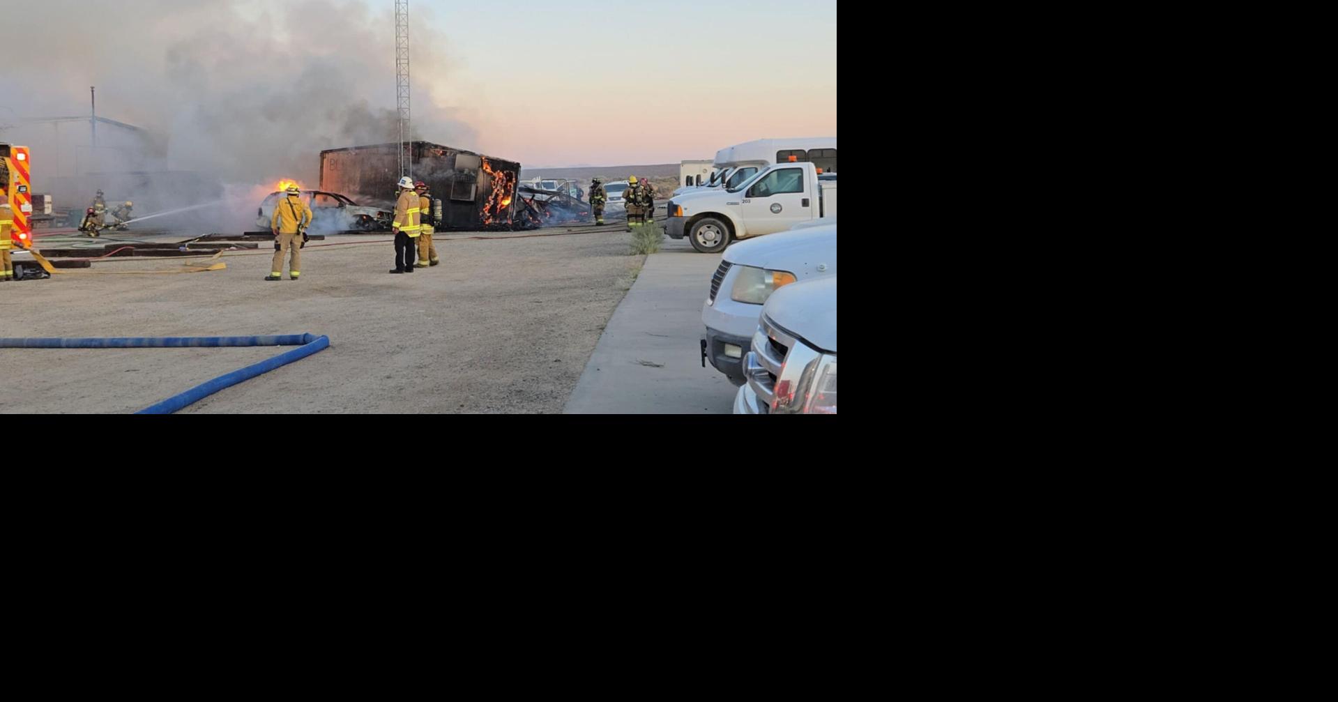Calif. City Public Works Yard Main Building destroyed by Fire | News ...