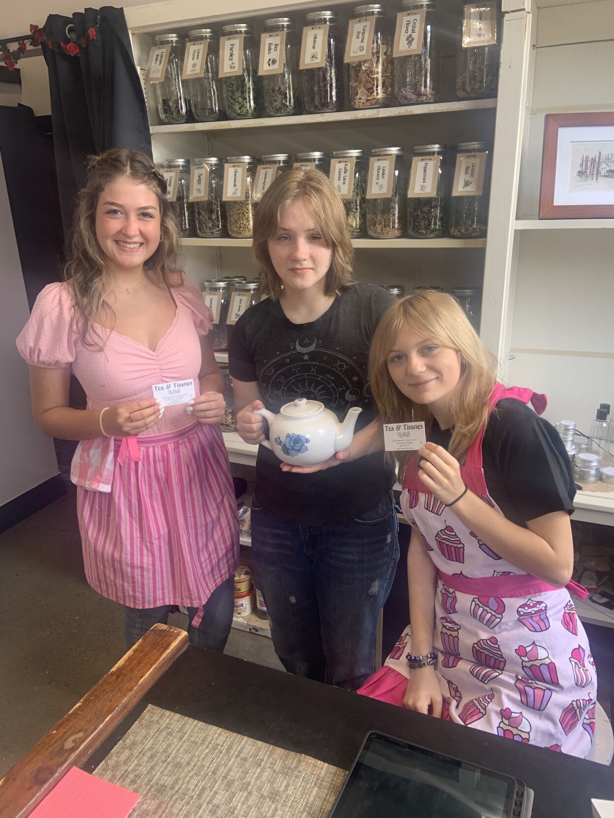 Tea & Tisanes offers traditional tea service, homemade desserts, lunch ...