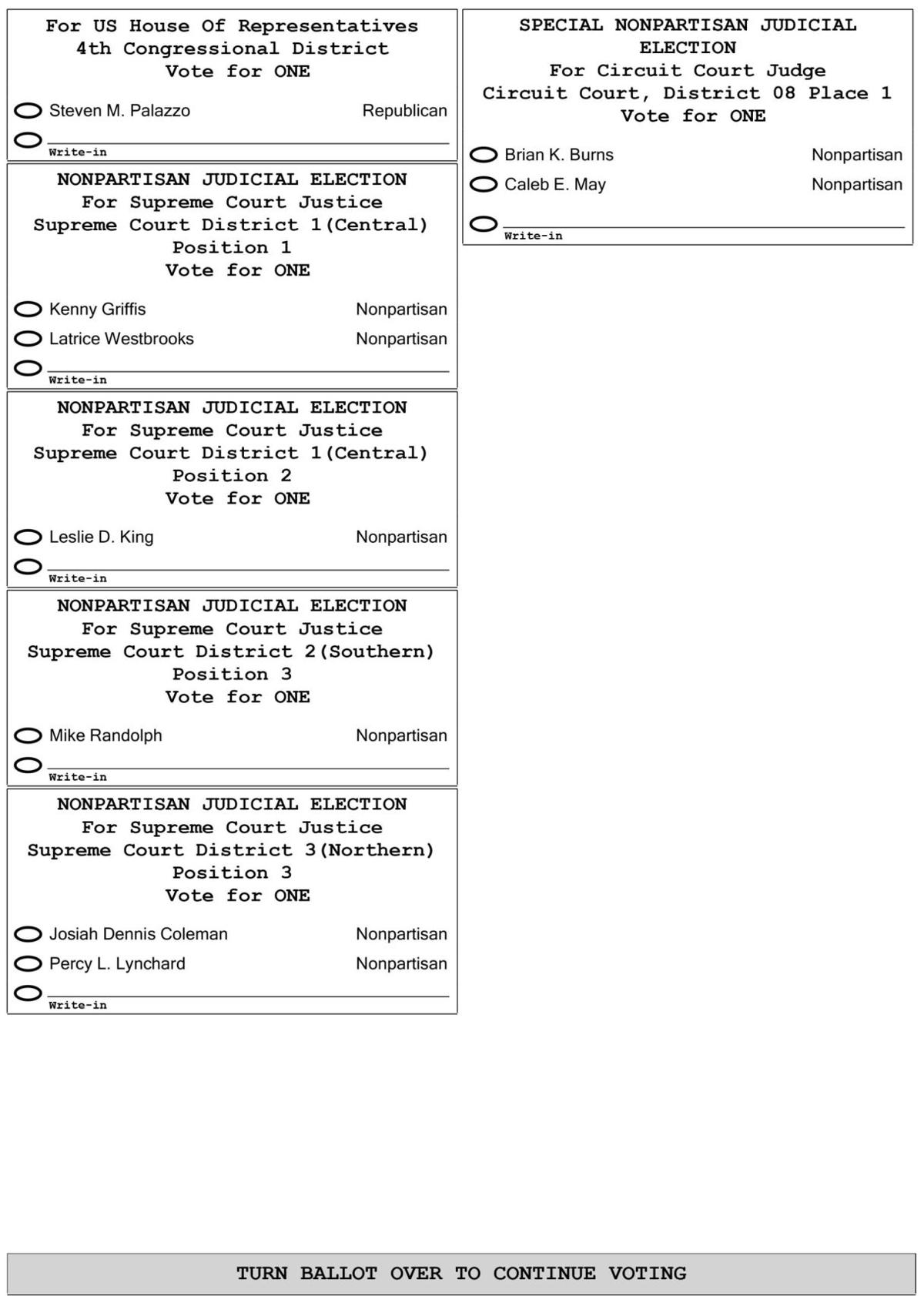 Sample Ballot | Elections | desototimes.com