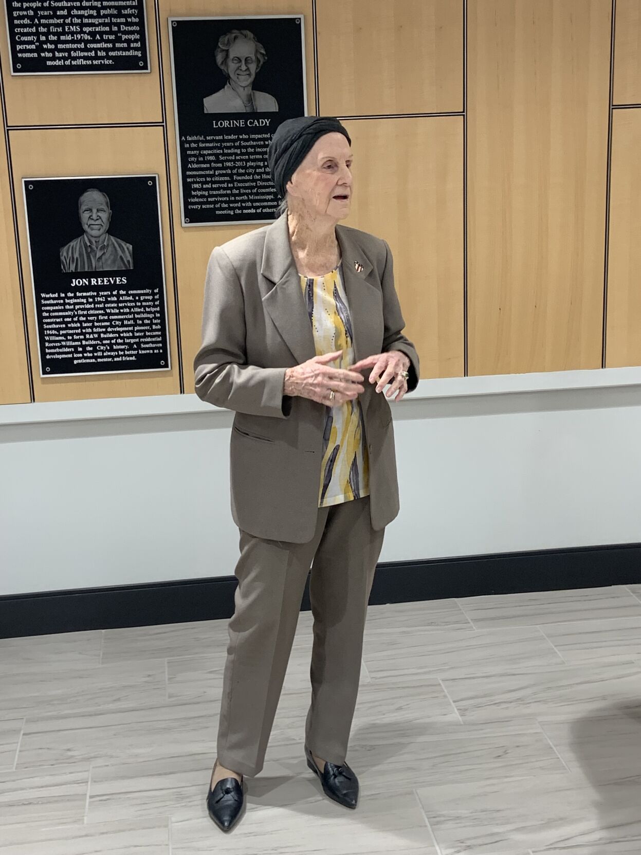 Cady honored by Southaven as a “doer” with plaque in Tribute Hall ...