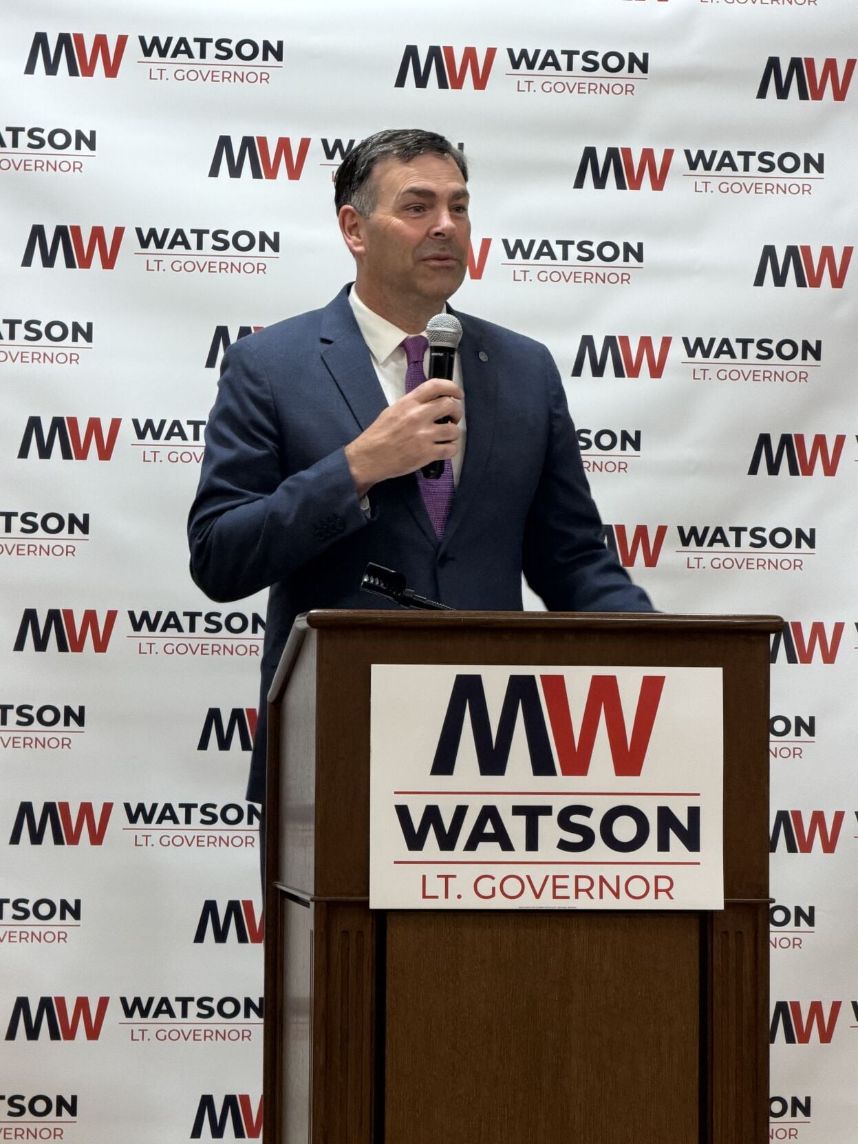 Michael Watson announces run for Lt. Governor at stop in Olive Branch ...