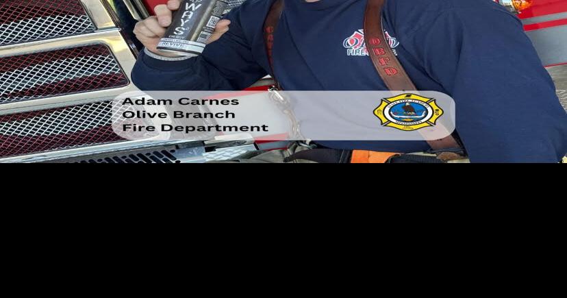 Olive Branch firefighter earns “best mustache” from state fire academy ...