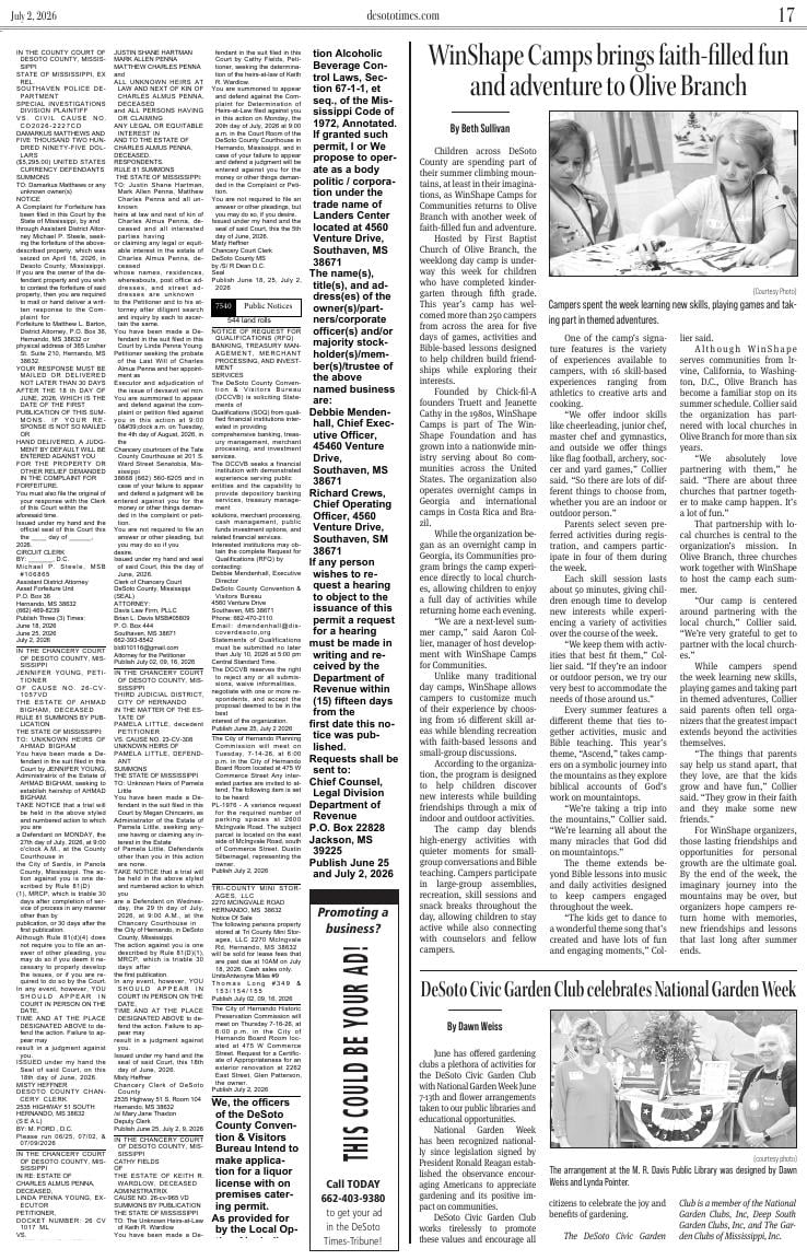 Page T-1 | e-Edition | desototimes.com