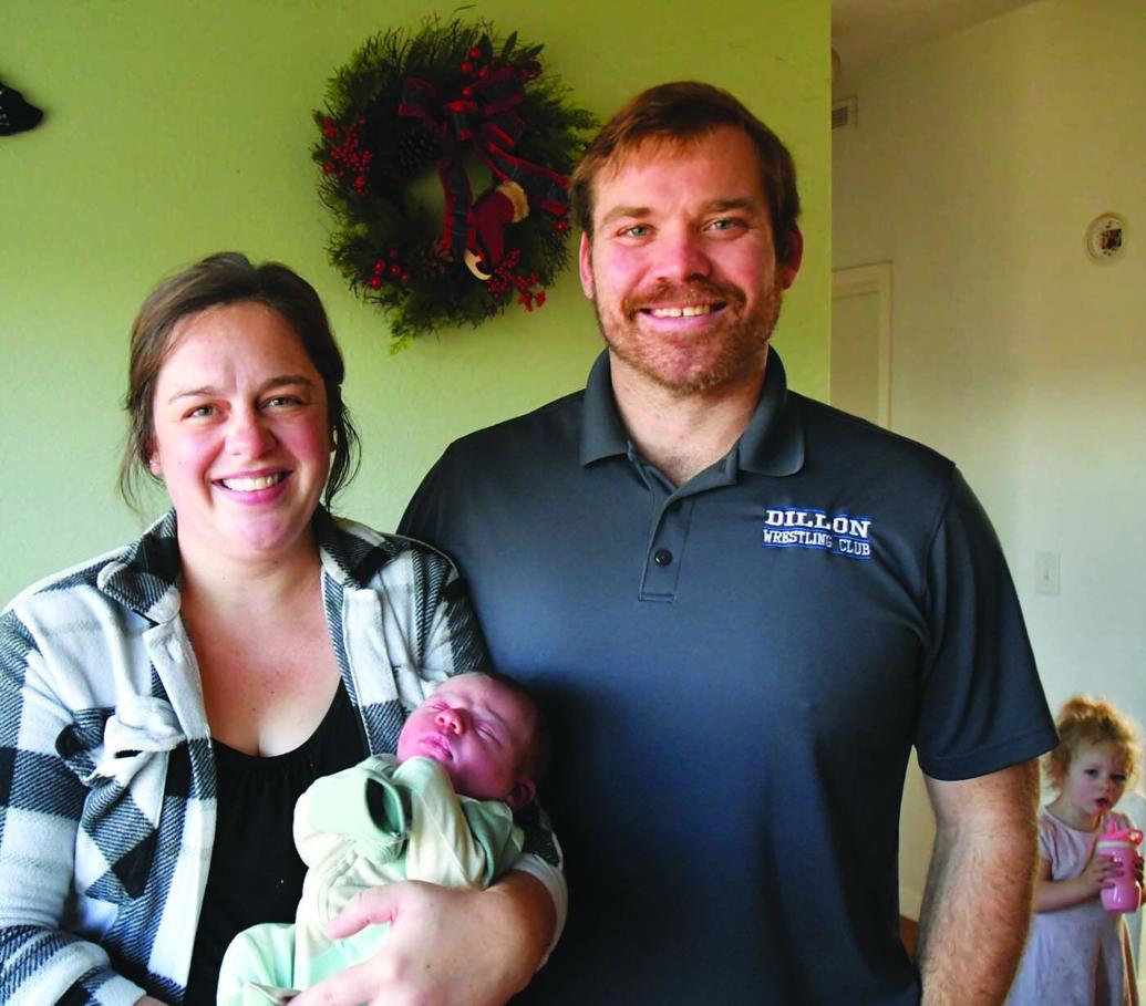 Jared Eavenson county's first baby of 2026 | News | dillontribune.com