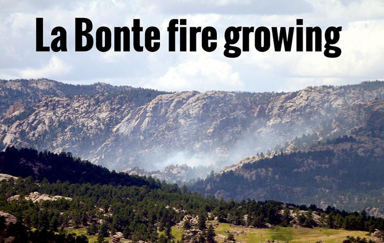 La Bonte fire now 500-acres strong | News | douglas-budget.com