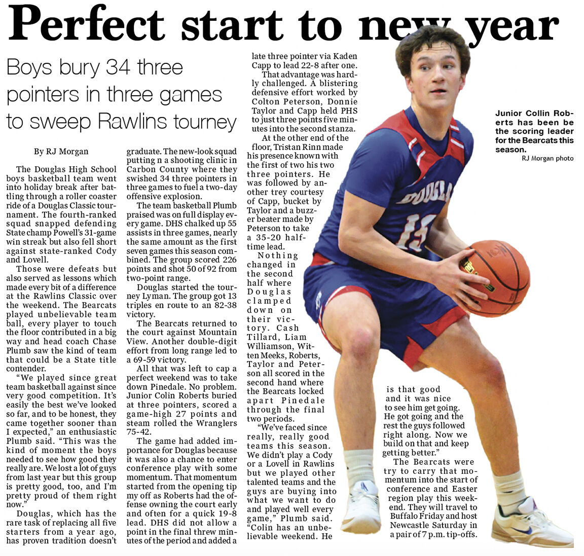 Perfect Start to New Year: Boys bury 34 three pointers in three games ...