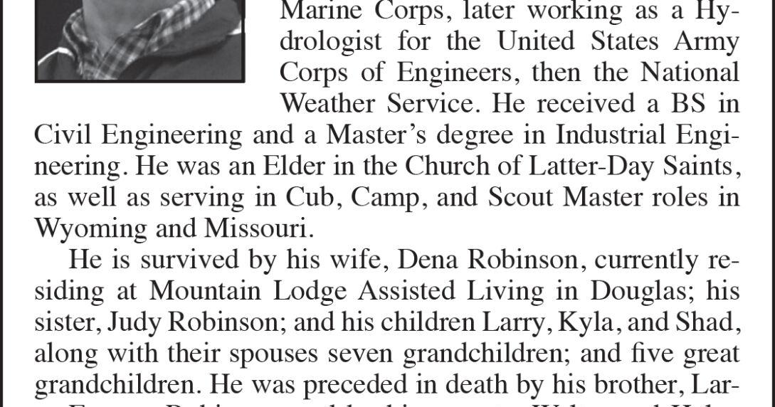 Gary Dean Robinson | Obituaries | douglas-budget.com