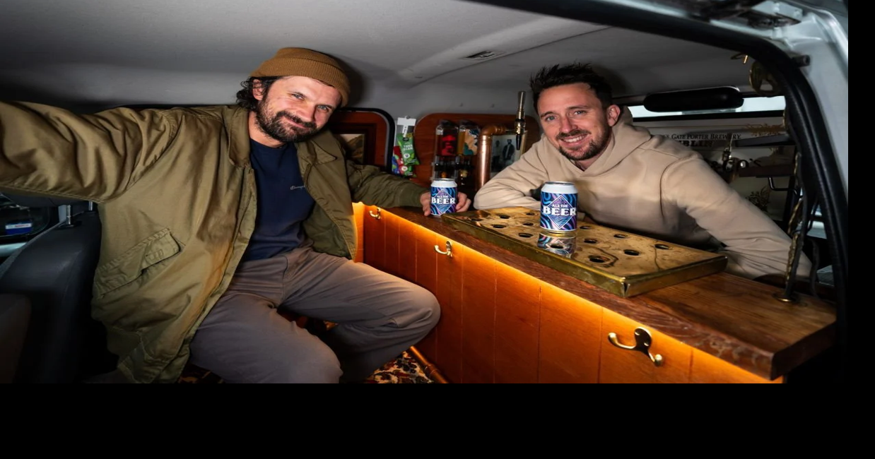 Friends create world’s smallest pub in back of van | National | douglas ...