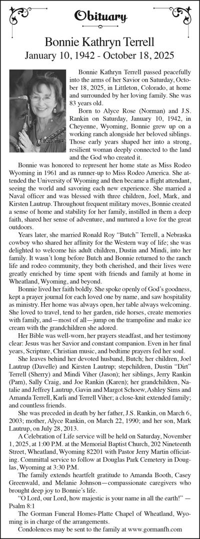 Bonnie Kathryn Terrell | Obituaries | douglas-budget.com