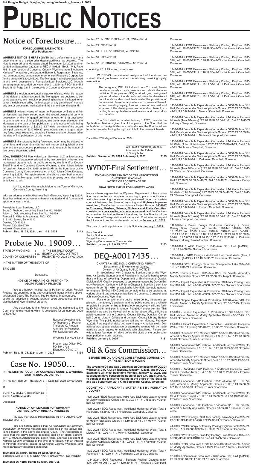 Page B040 | e-Edition | douglas-budget.com
