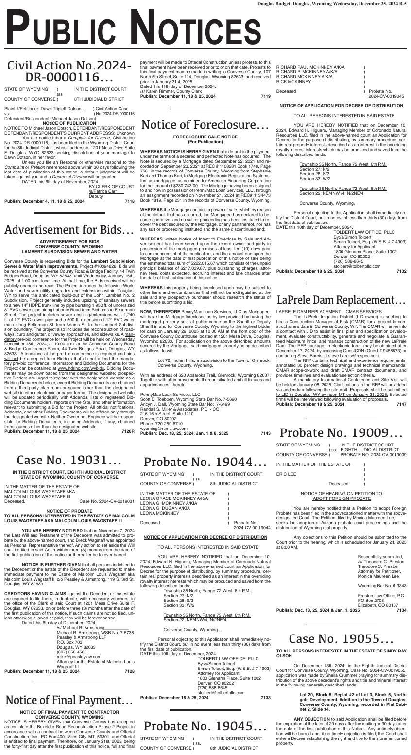 Page B051 | e-Edition | douglas-budget.com