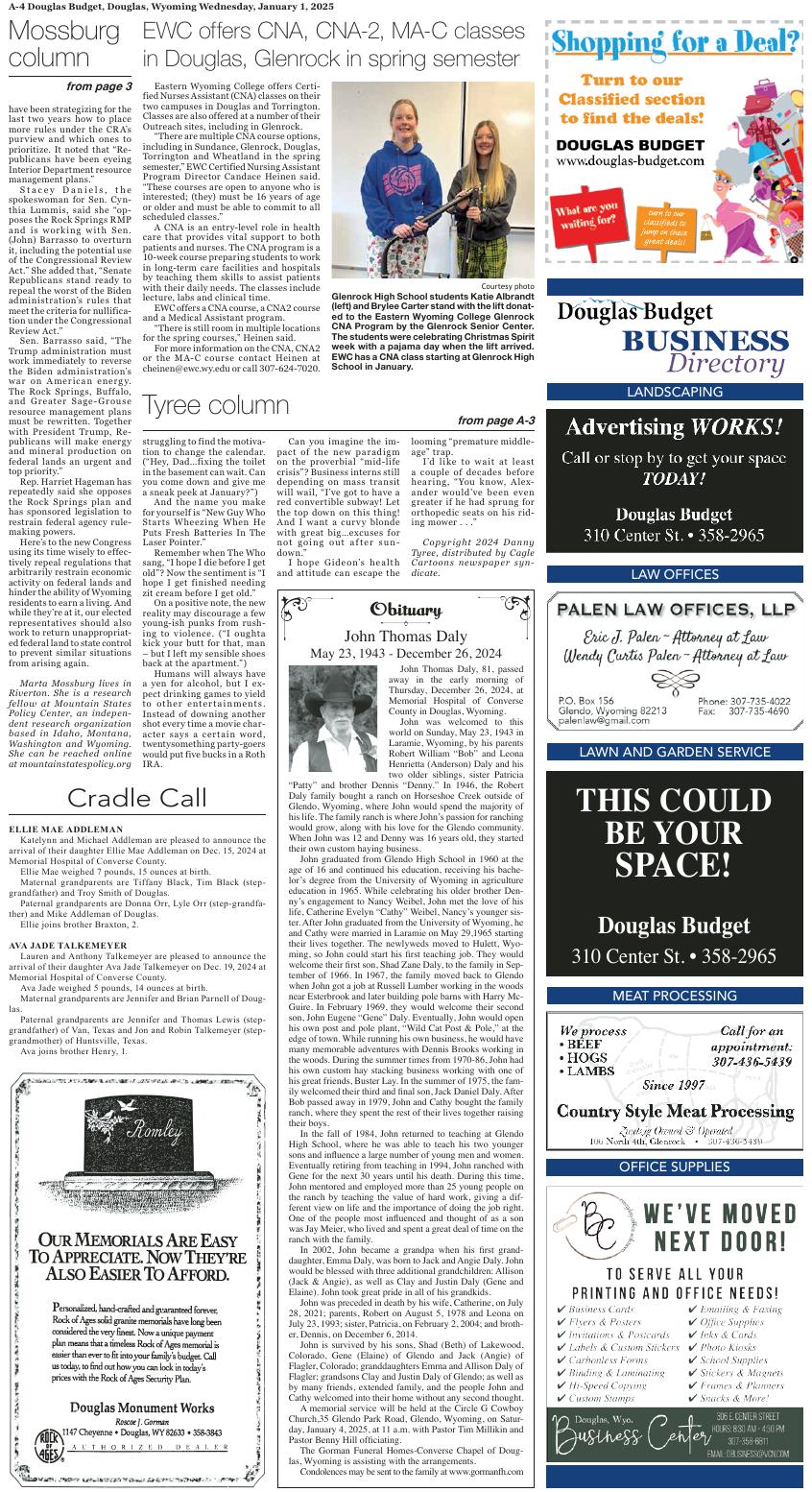 Page A040 | e-Edition | douglas-budget.com