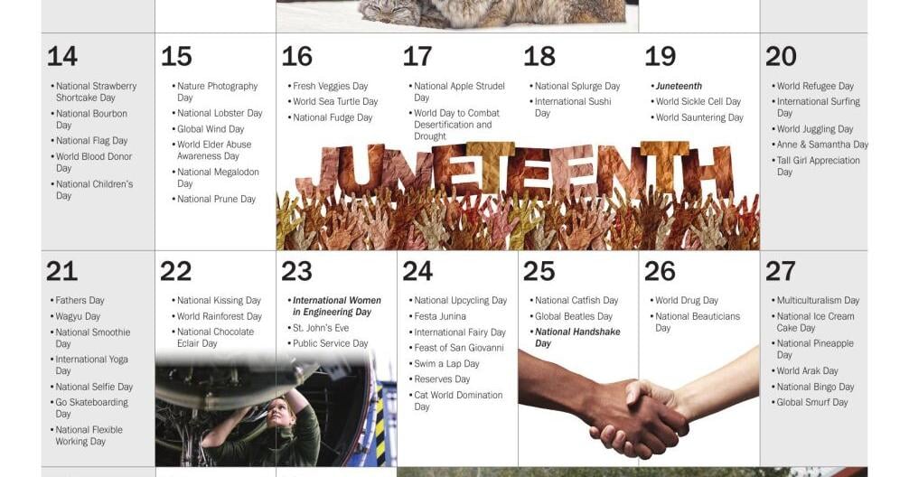 What Day is Today? Your monthly calendar sponsored by Red Dirt Pest ...