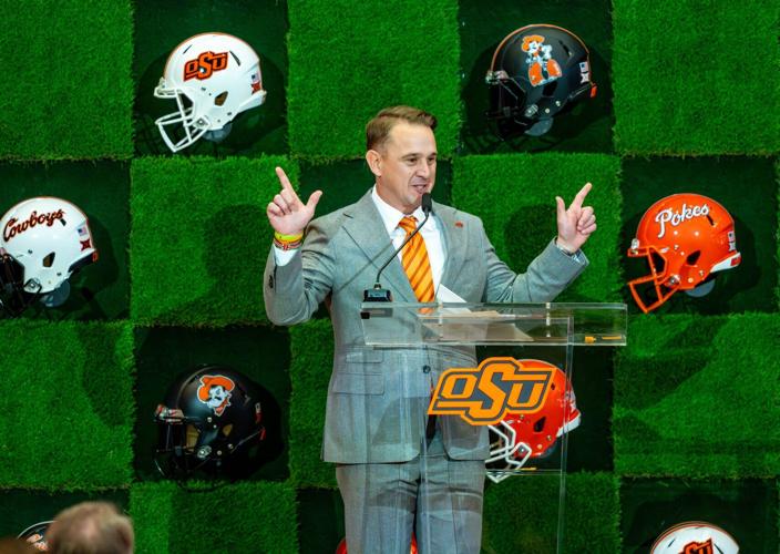 Tracking Oklahoma State football coach Eric Morris' staff and front ...