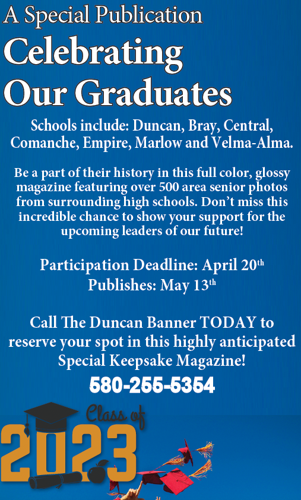 Photo: The Duncan Banner’s 2023 graduation magazine | Community ...