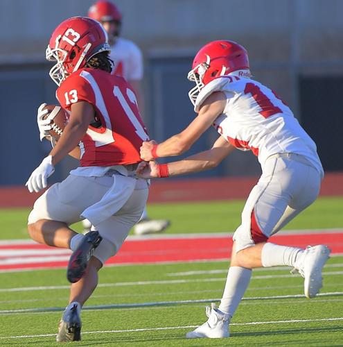 Photo: Comanche Indians take part in Cache scrimmage | Sports ...