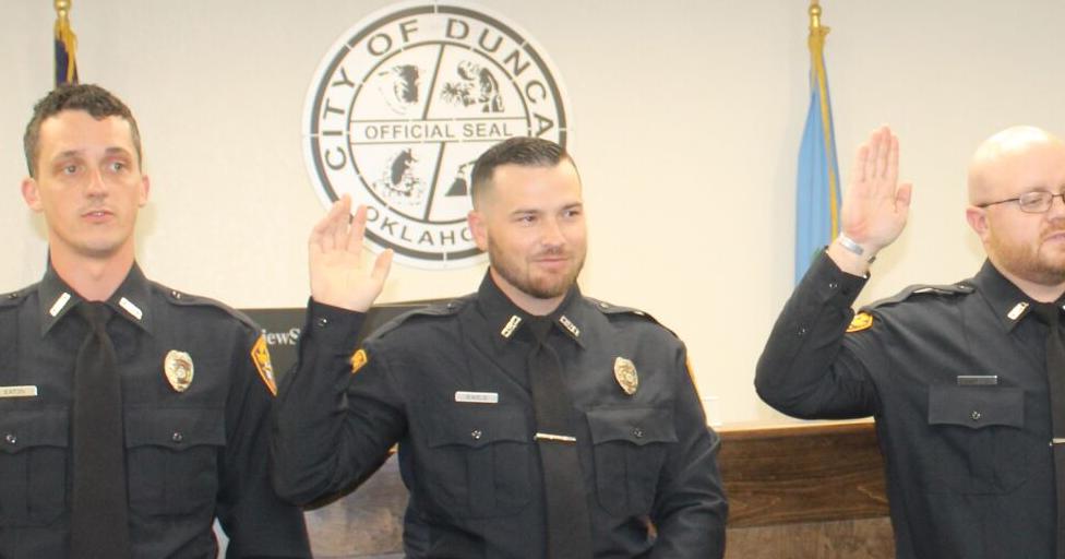 DPD's newest officers sworn in | News | duncanbanner.com