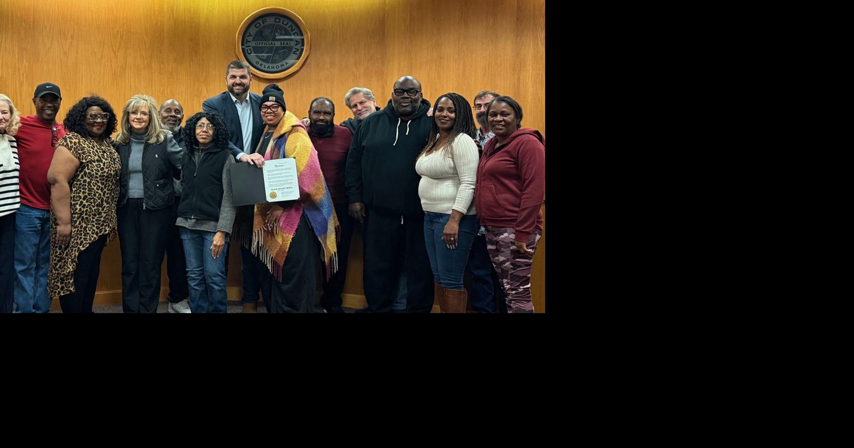 Duncan Mayor proclaims February as Black History and Heritage Month ...