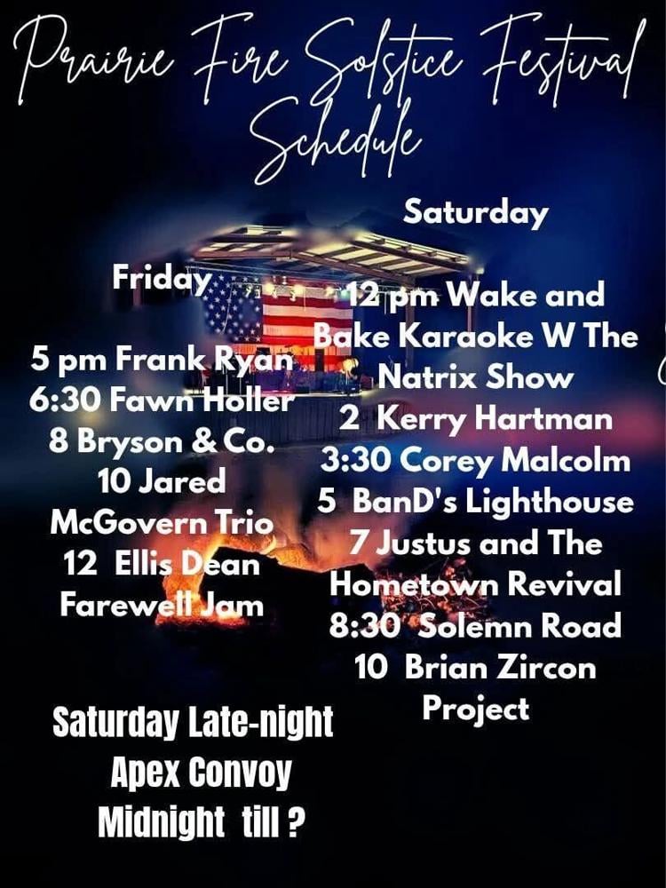 Prairie Fire Solstice Music Festival returns to Marlow in third year ...