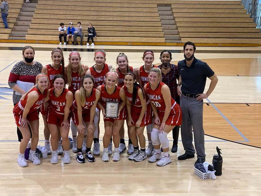 Duncan Lady Demons basketball takes home Xpress Wellness Team of Week ...