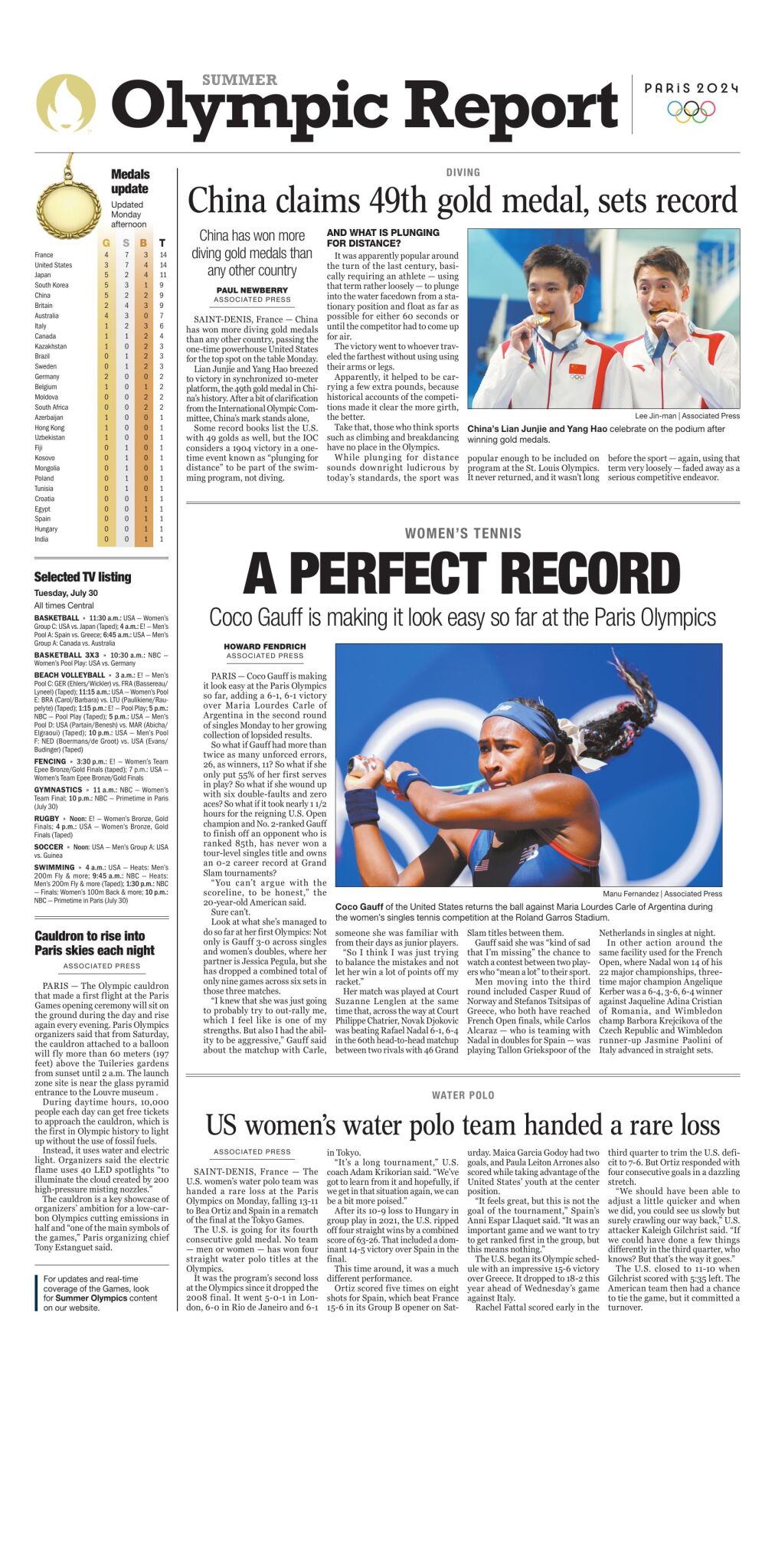 Olympic Report | Community | duncanbanner.com