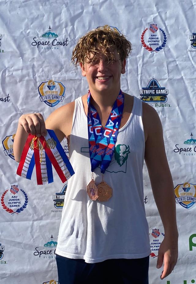Terrell represents Bison Swimming at AAU Nationals Championships ...