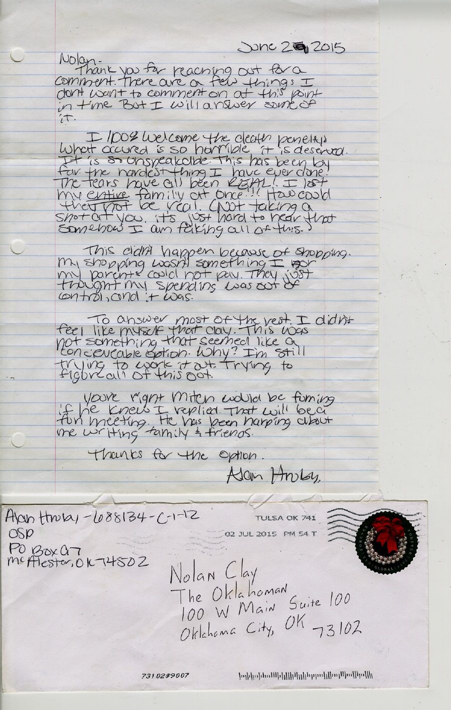 Alan Hruby: Death penalty 'deserved' | News | duncanbanner.com