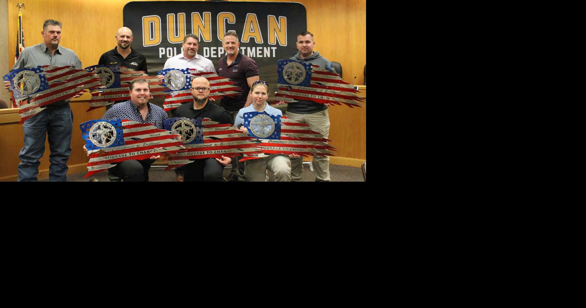 Duncan police honored with C2C Reset Achievement Flags | Community ...