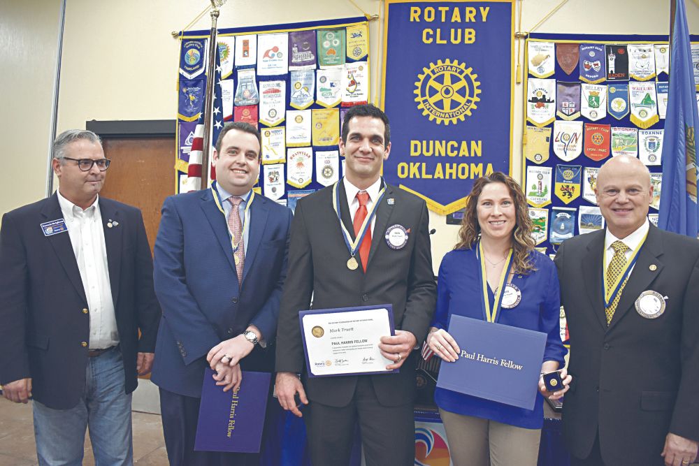 Duncan Rotary club recognizes several members | News | duncanbanner.com