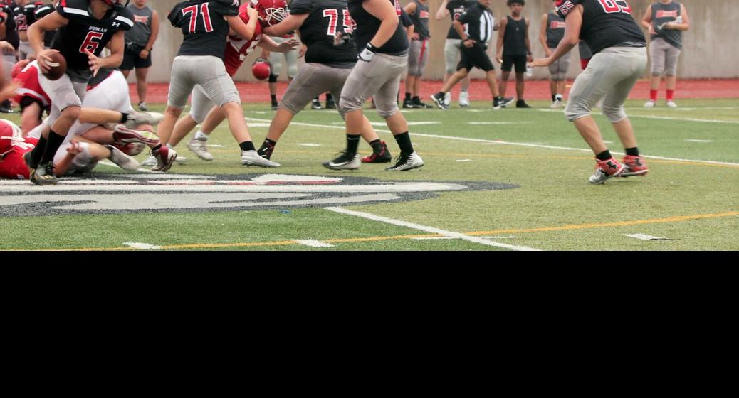 Duncan football shows off in lightening shortened scrimmage | Sports ...