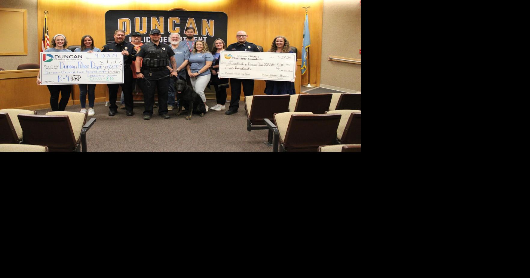 Leadership Duncan Class 28 raises over $14K for new DPD K-9 | Community ...