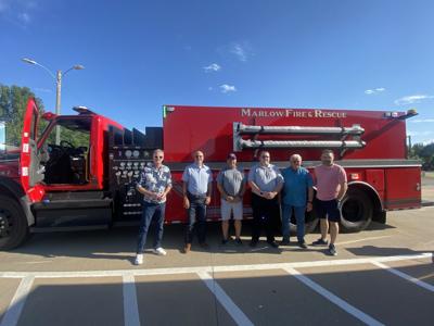 Marlow Fire Department receives new firetruck | Community ...